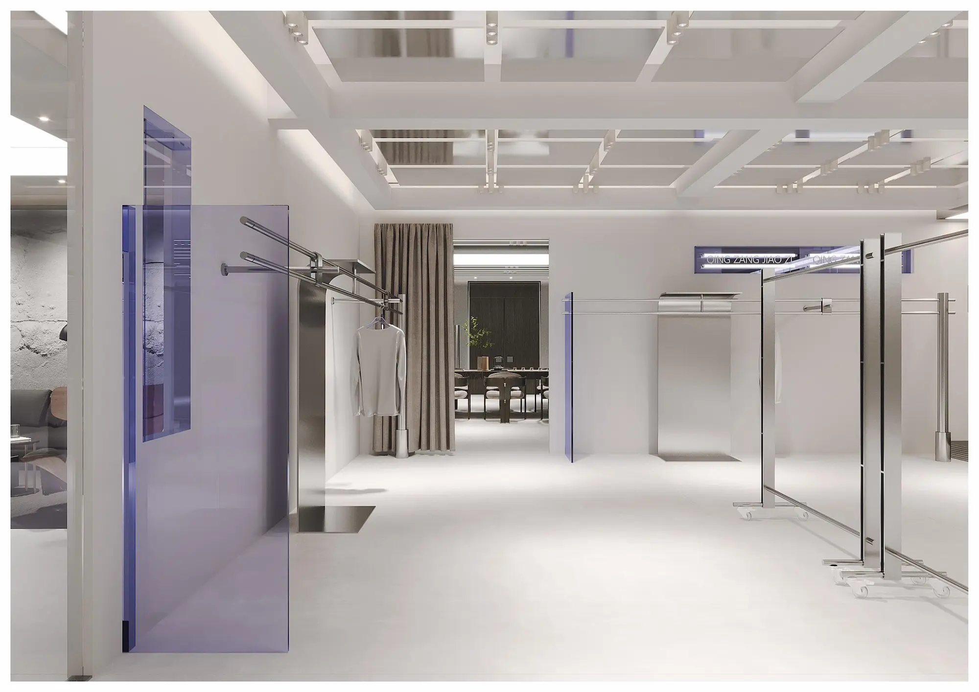 A Luxurious Fashion Brand Showroom-Morshopfitting-View More →